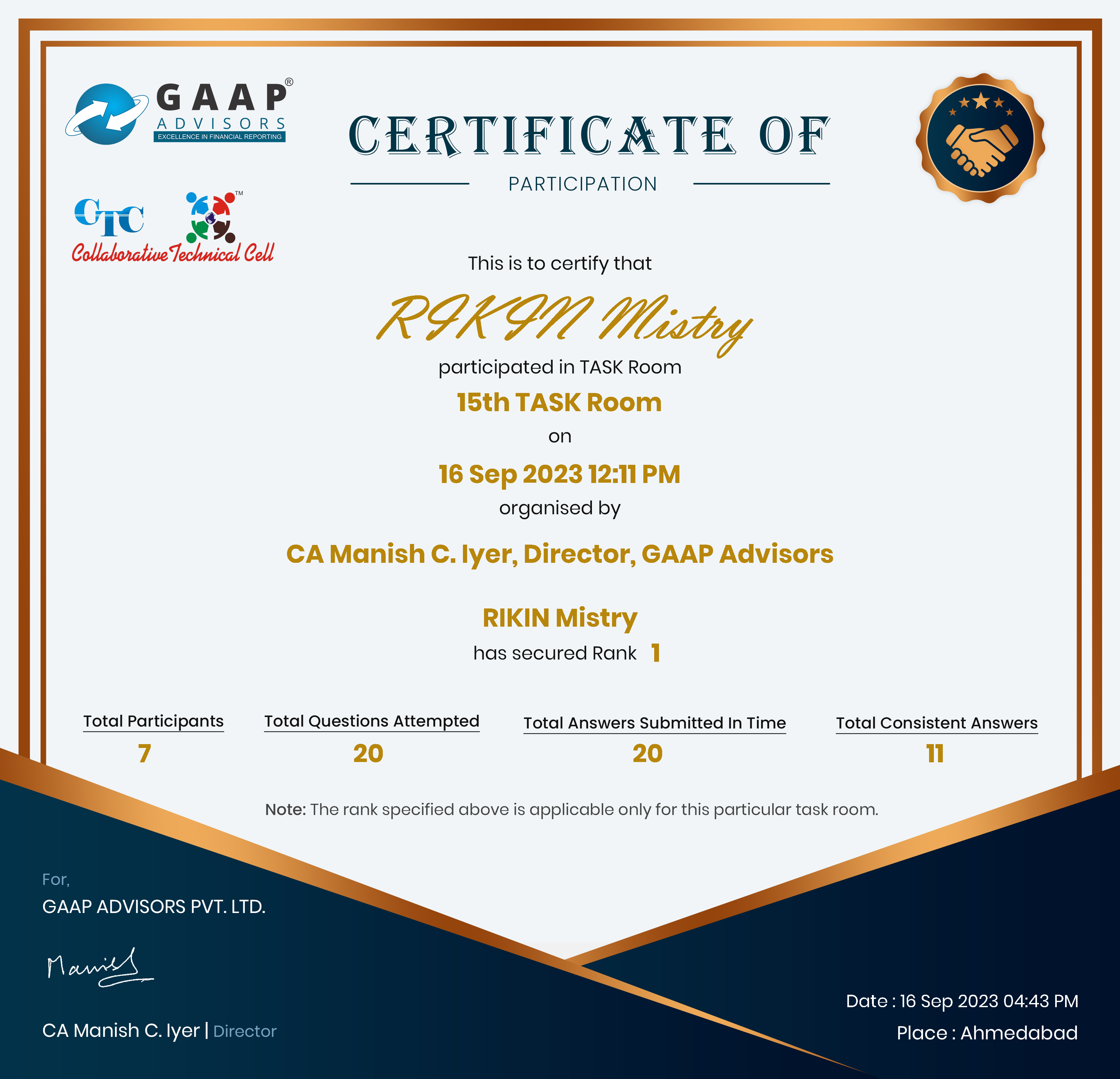 GAAP Advisors - Enabling Excellence in Financial Reporting in India ...